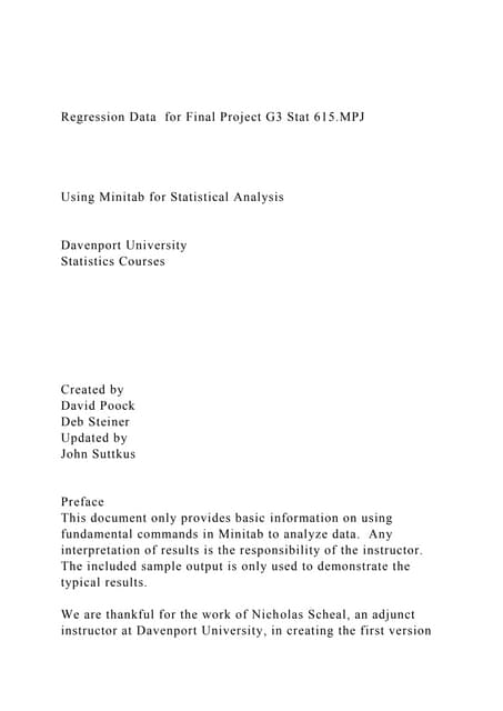 Minitab.pptx | Technology & Computing