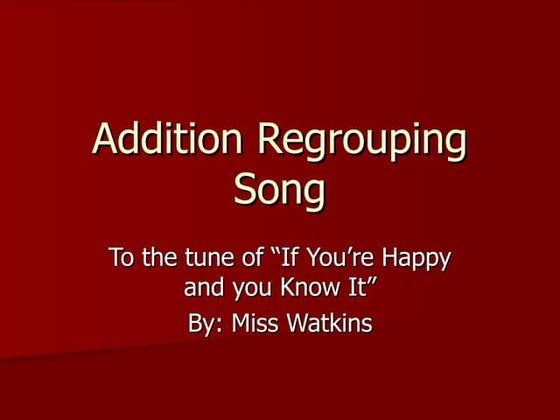 Subtraction regrouping | PPT