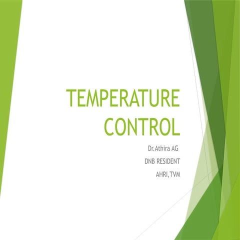 Thermoregulation in newborn | PPTX