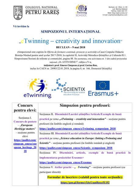 Proiect concurs final | PDF