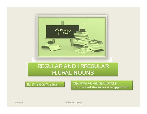 Plural Of Nouns | PPT