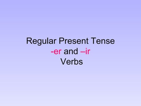 Rules for present continuous | PDF