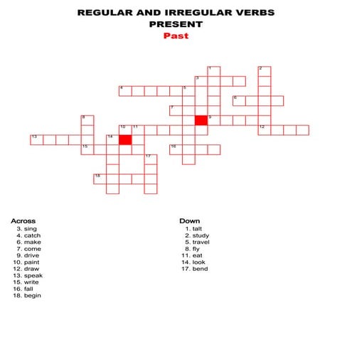 Regular and irregular verbs a | PDF