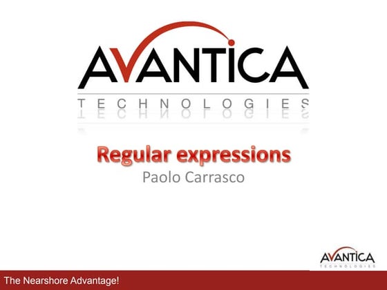 Javascript regular expression | PPT Javascript regular expression | PPT