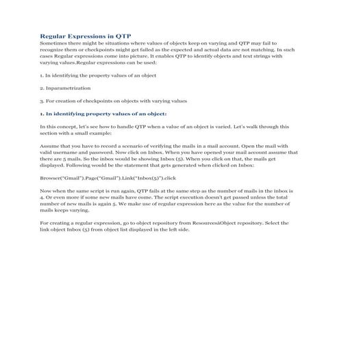 Regular Expressions In Qtp Pdf 
