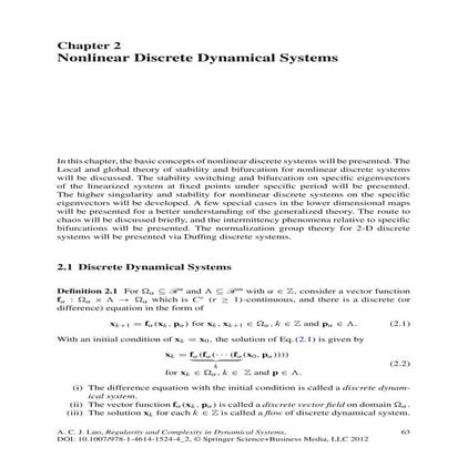 Regularity and complexity in dynamical systems | PDF