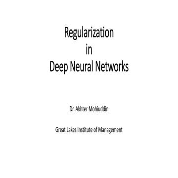 Regularizing DNN.pptx | Free Download