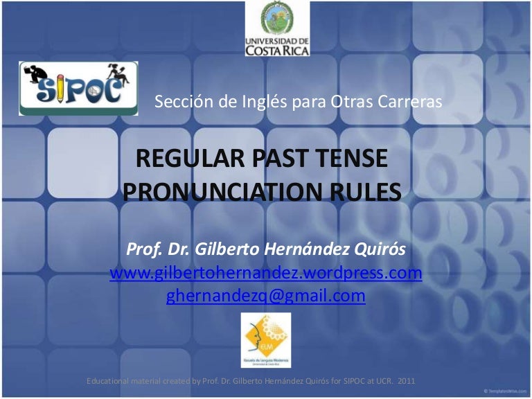 Regular Past Tense Pronunciation Rules regular-past-tense-pronunciation-rules