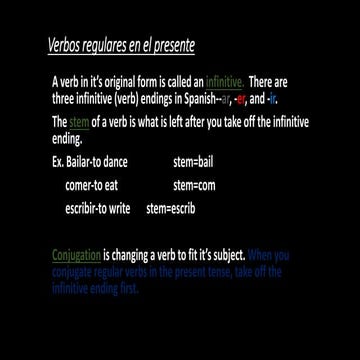 Verbos | PDF