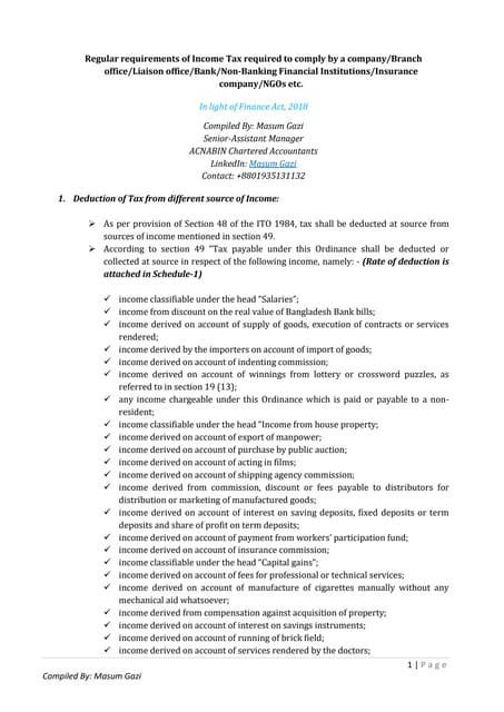 VDS Guideline and VAT Rate for the FY 2020-2021 in comparison with FY ...