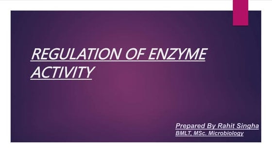 Nomenclature and Classification of enzyme | PPT