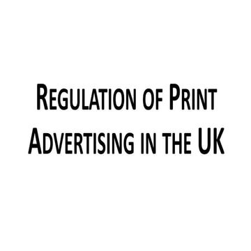 Advertising standards authority | PPTX