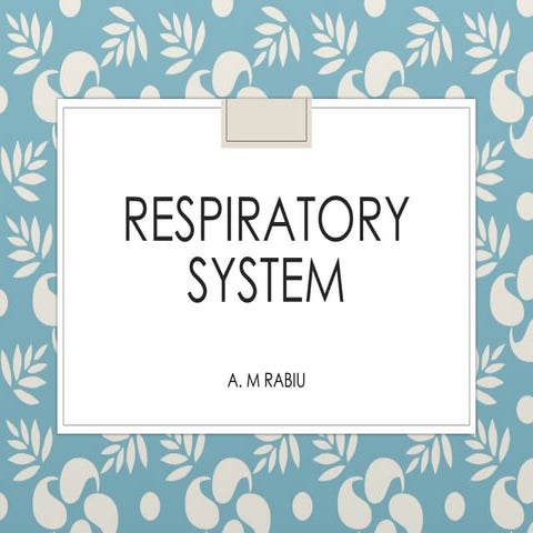 Alveolar Capillary Unit | PPT