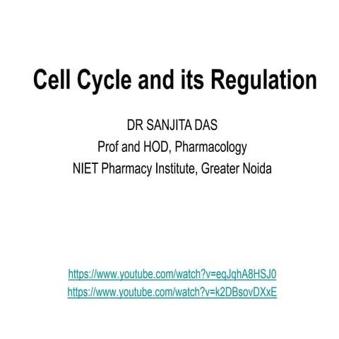 Regulation of the_cell_cycle | PPT