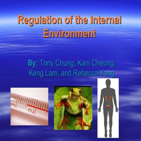 Temperature regulation in ectotherms | PPTX