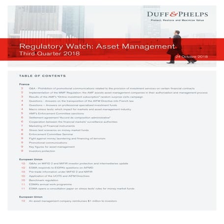 Regulatory Watch: Asset Management Q3 | PDF