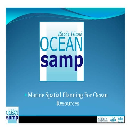 Marine Spatial Planning for Ocean Resources | PDF