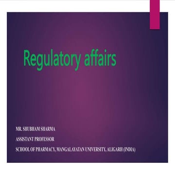 Regulatory affairs.pptx