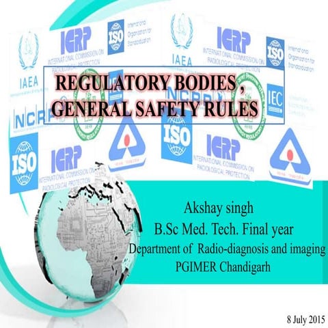 radiation regulatory bodies. ( international + indian ) | PPTX