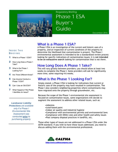 The three phases of environmental assessments(finished) | PPT