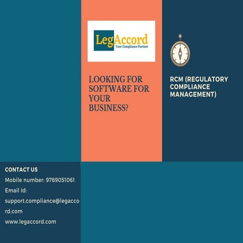 Regulatory compliance management brochure | PDF
