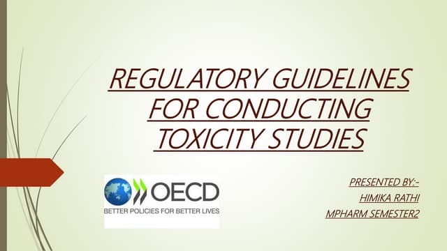 Acute dermal irritation/corrosion: OECD 404 | PPTX