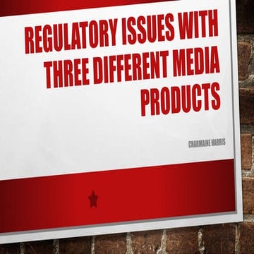 Regulatory Issues | PPTX