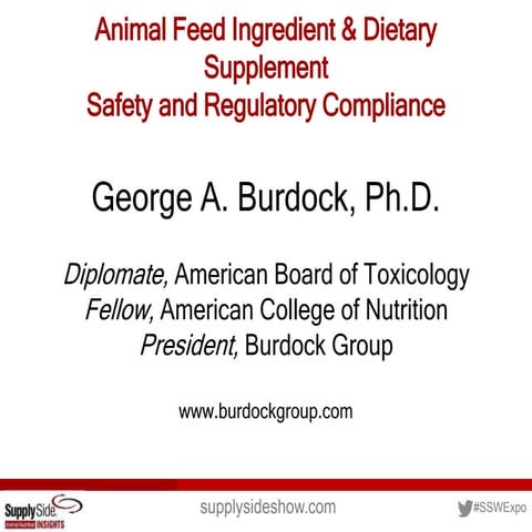 Regulatory Oversight of Petfood, Treats and Supplements: FDA, CVM & AAFCO | PPTX