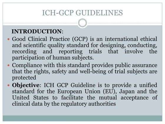 Roles and Responsibilities of sponsor in conducting clinical trials as per GCP-ICH | PPTX