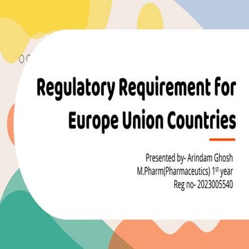 Regulatory Requirement for European Union Countries.pptx