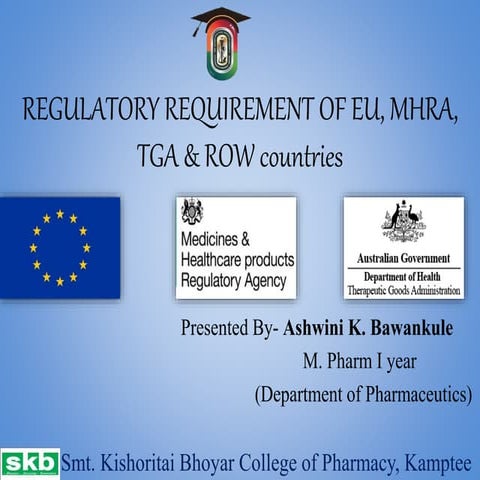 21 Code of Federal Regulation(21-CFR) | PPTX