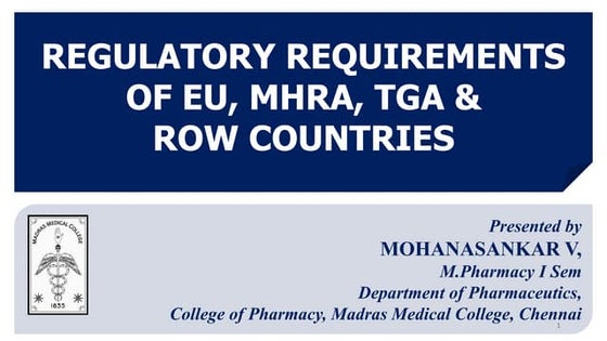 MHRA | PPT