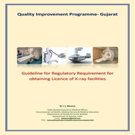 Regulatory requirments for obtaining Licence of X ray facility | PDF ...