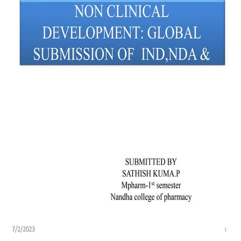 INDA/NDA/ANDA | PPTX