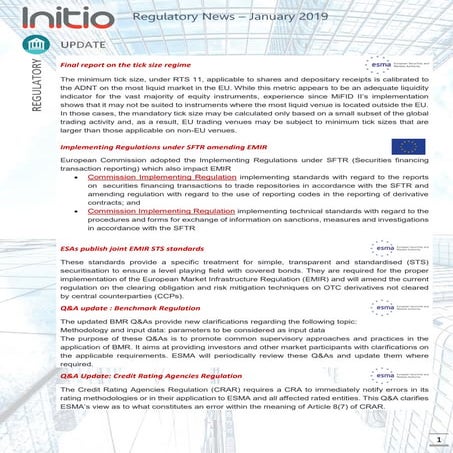 Regulatory updates | PPTX