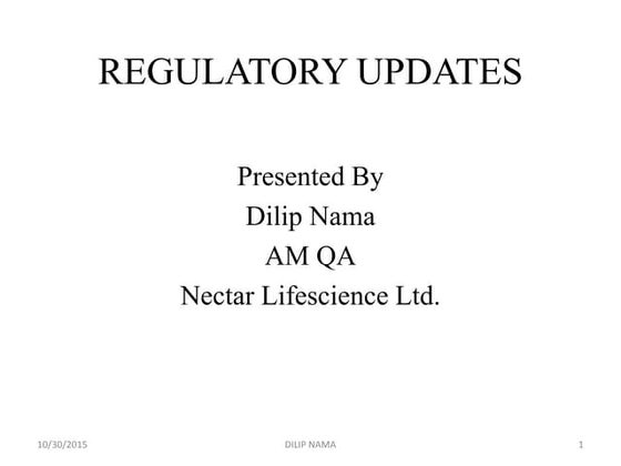 Periodic Safety Update Reports: Some commonly asked questions | PPTX