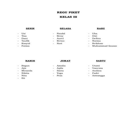 Regu piket | DOCX | Hinduism | Religion & Spirituality