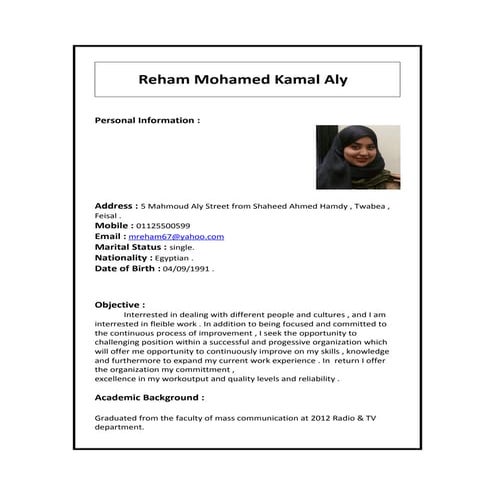 talha CV | DOC