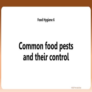 Food Hygiene 6 - Common food pests and their control.pptx