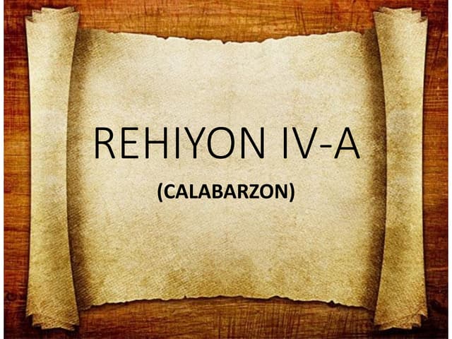 Produkto ng Calabarzon | PDF