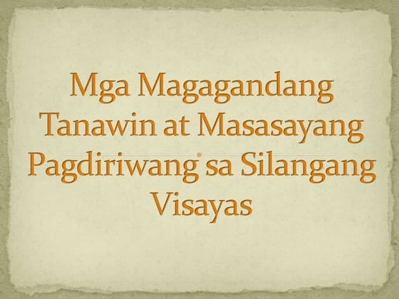 Region VIII - Southern leyte | PPTX | Travel