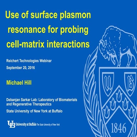 Use Of Surface Plasmon Resonance For Probing Cell Matrix Interactions