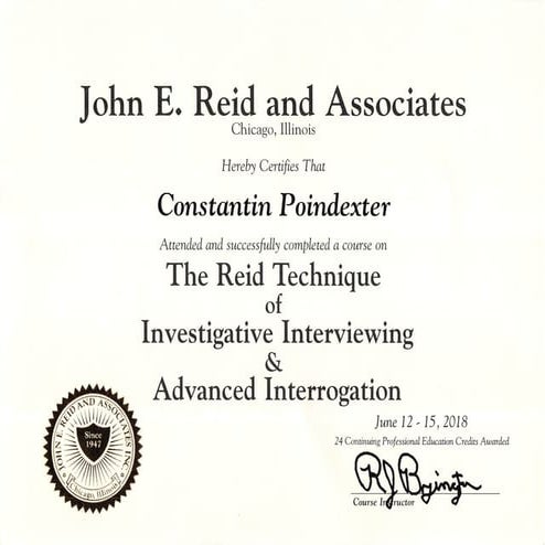 Reid Interview & Interrogation | PDF
