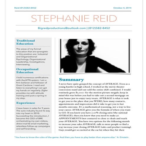 Reid resume | PDF