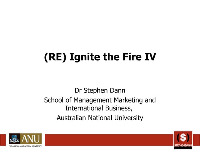 Reignite The Fire | PPT