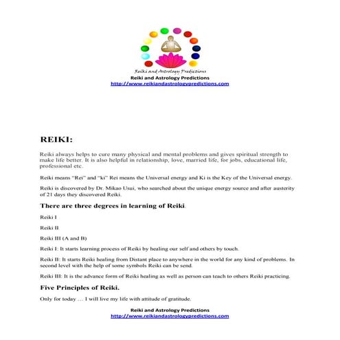 Reiki | PDF
