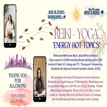 LDMMIA Reiki Yoga Workshop 18 Grads Practitioners | PDF