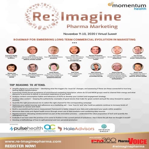 Re:Imagine Pharma Marketing - Agenda at a Glance | PDF