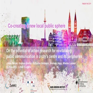 Reimer et al. 2018: Co-Creating a New Local Public Sphere: On the ...