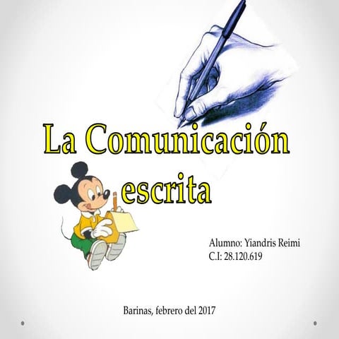 La Comunicación escrita | PPTX | Email | Internet